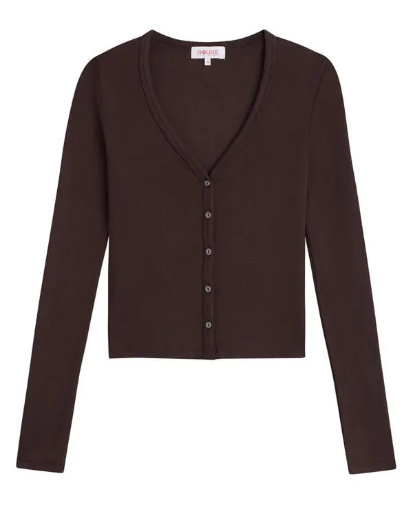 Goldie LeWinter Zoe Mini Cardigan - Coffee