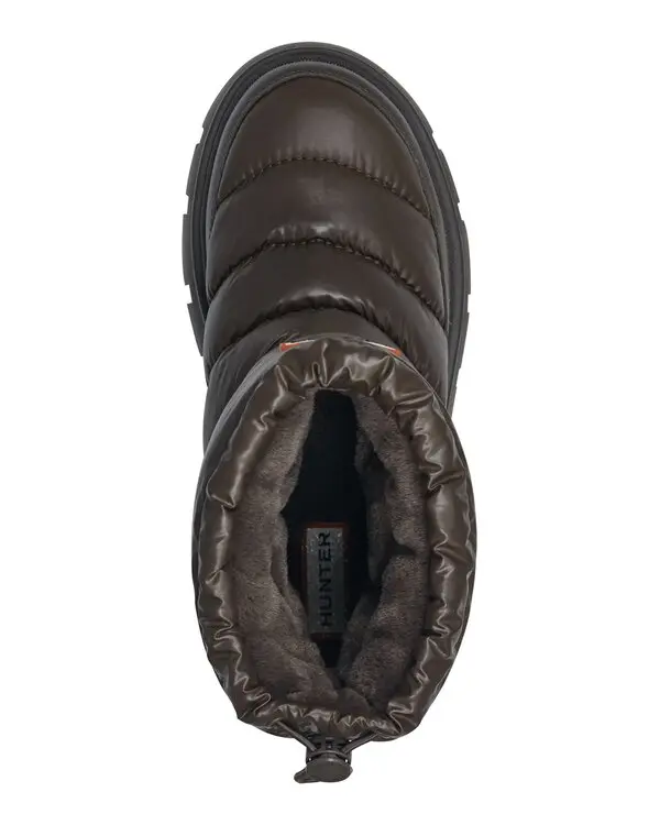 Hunter Maribels 2 Puffer Boots - Dark Brown
