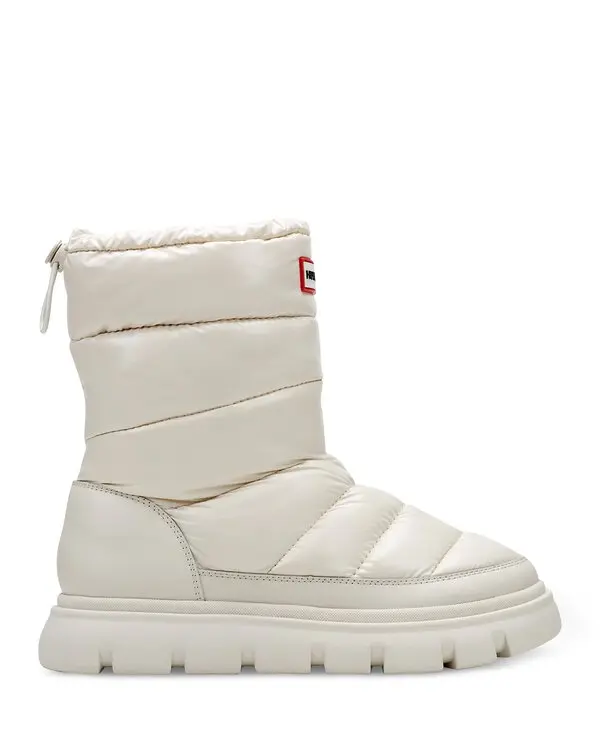 Hunter Maribels 2 Puffer Boots - Ivory