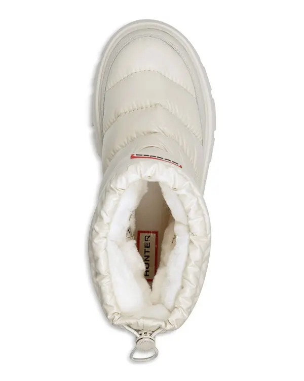 Hunter Maribels 2 Puffer Boots - Ivory