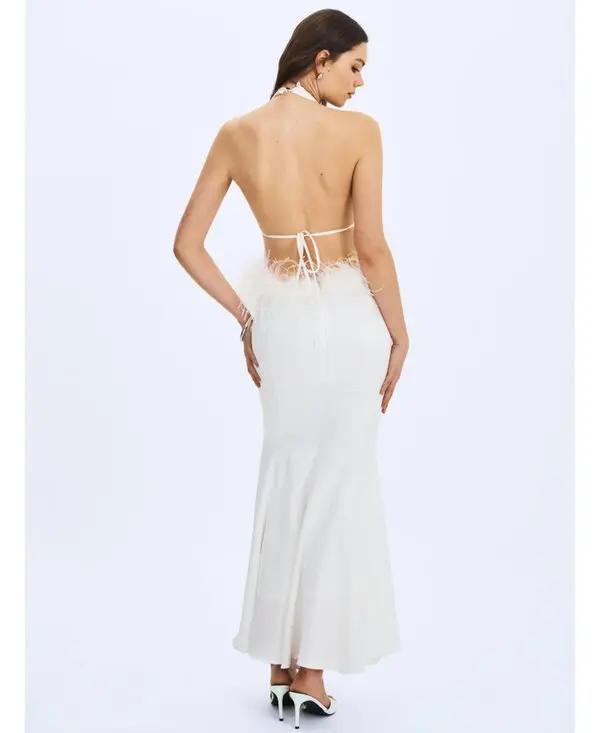 white pleated halter dress Embellished Mini / Medium Fabric has no stretch Sweet Like You Layers Pleated