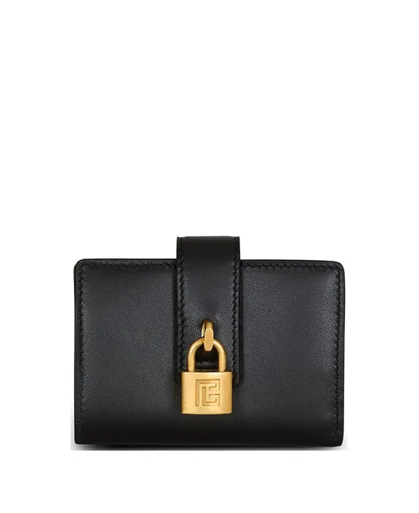 Balmain Pulse Leather Purse - Black