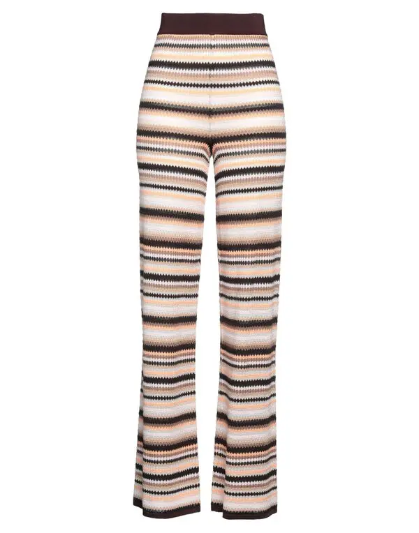 Missoni Wide-leg Crochet-knit Pants - Brown