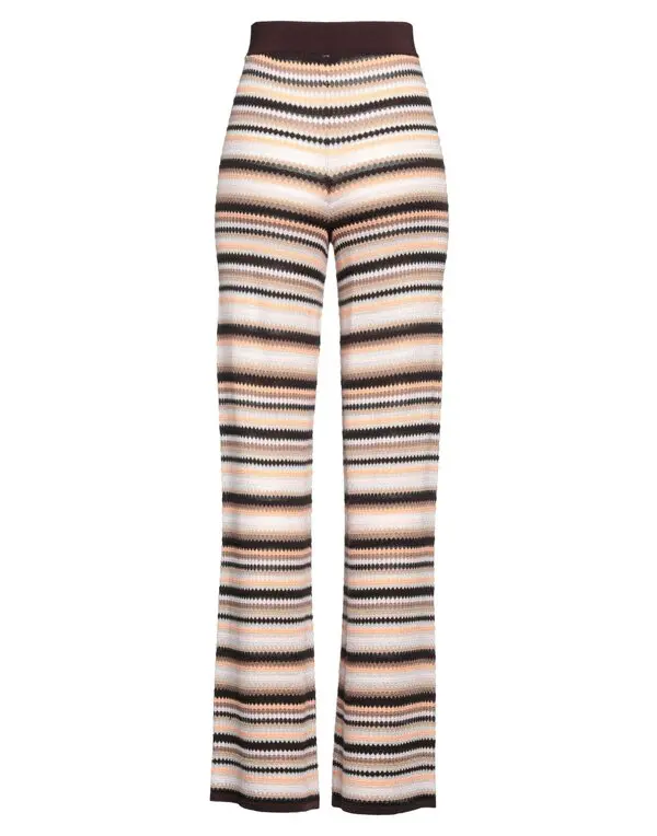 Missoni Wide-leg Crochet-knit Pants - Brown