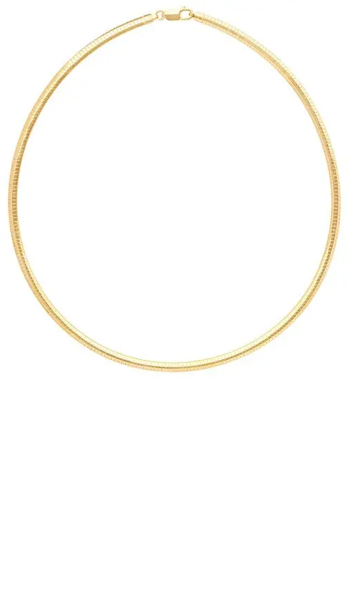 MEGA Omega 4 Necklace - 14k Yellow Gold Plated