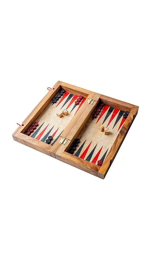 VERVE CULTURE Backgammon In Brown - N,a