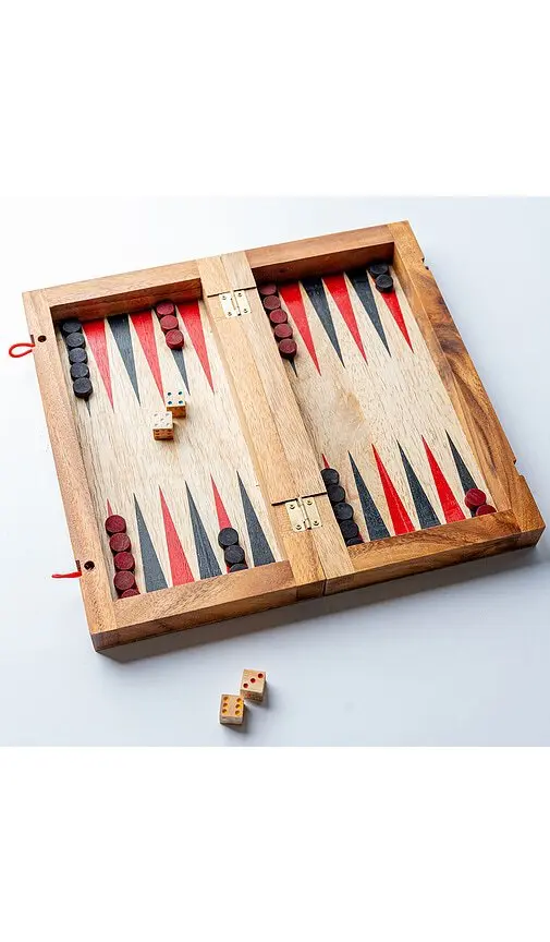 VERVE CULTURE Backgammon In Brown
