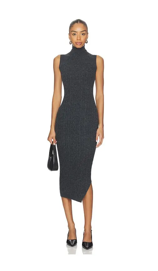 Sabine 2-in-1 Maxi Dress - Charcoal Grey
