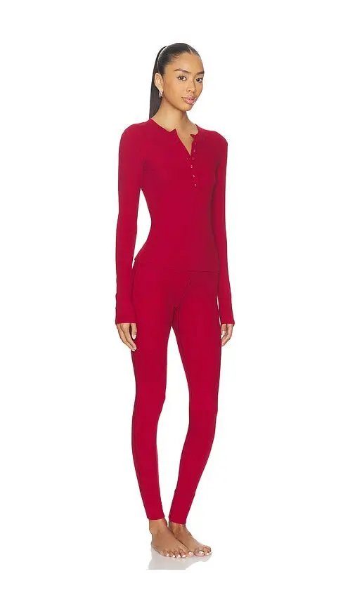SKIMS Henley And Legging Set