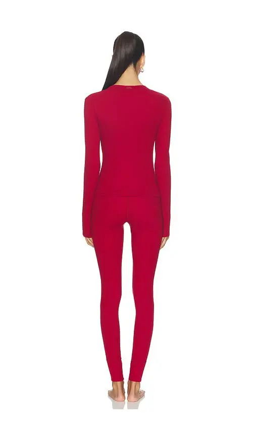 SKIMS Henley And Legging Set