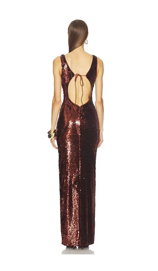 MICHAEL COSTELLO X Sequin Maxi Dress