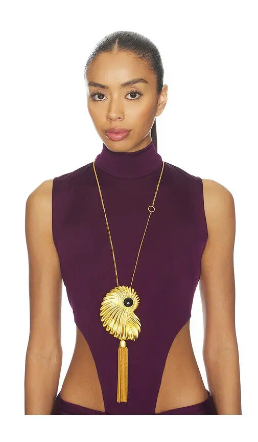 JULIETTA Aveline Tasseled Necklace - Gold
