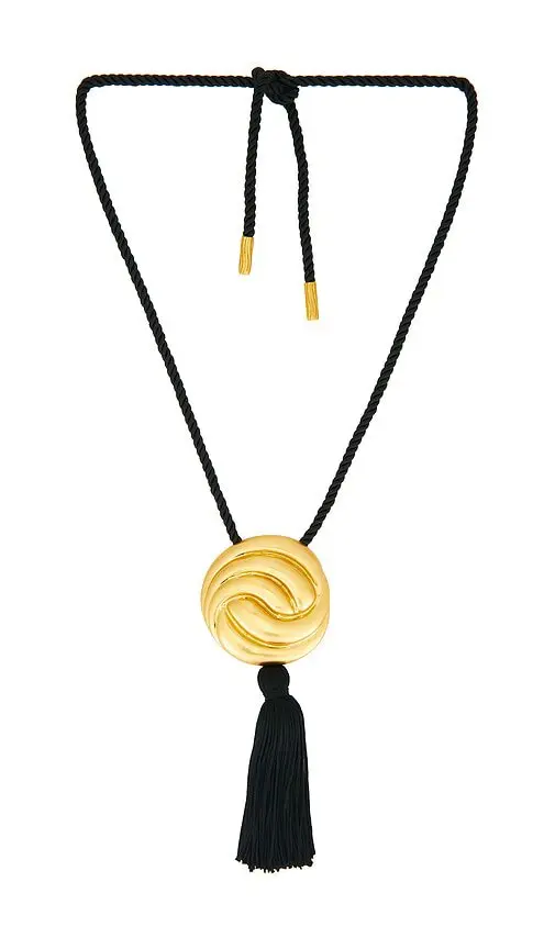JULIETTA Hebe Necklace - Gold & Black