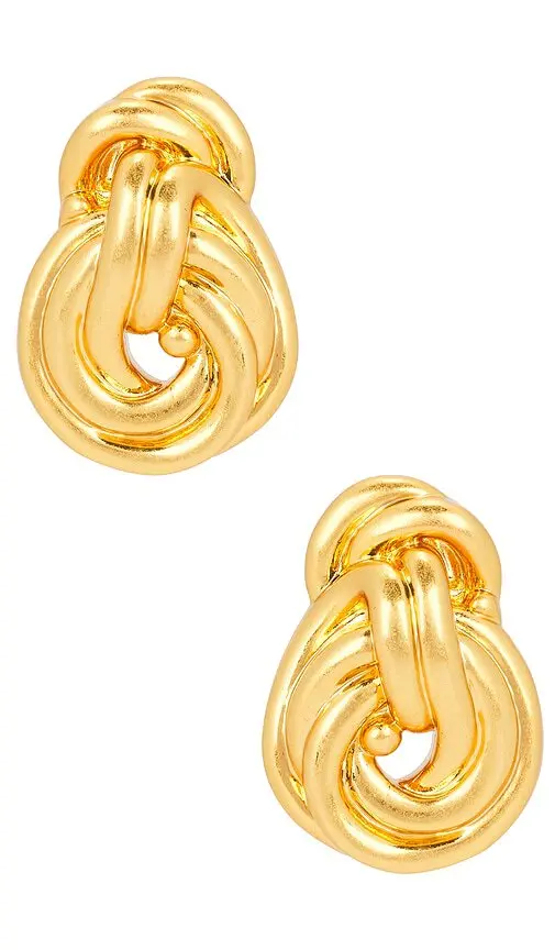 JULIETTA Knot Earrings - Gold