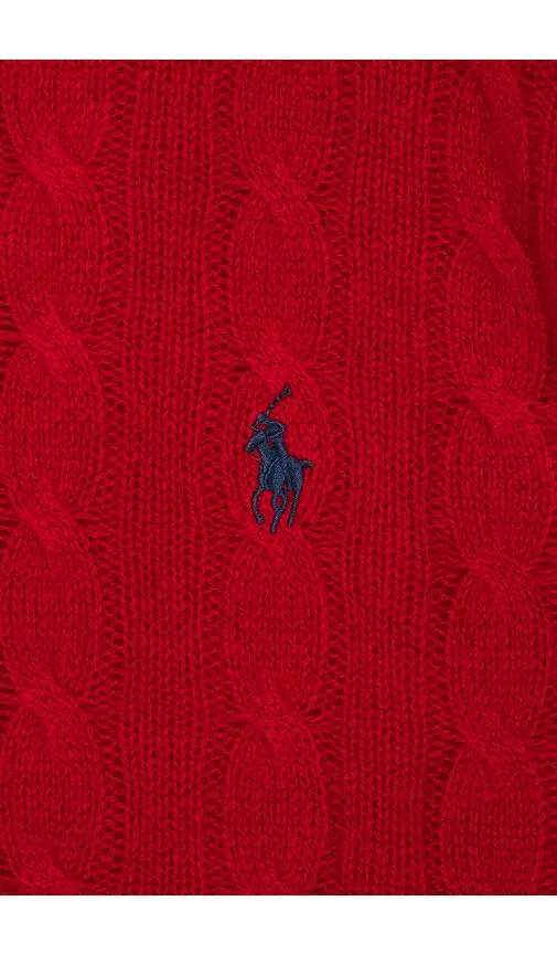 Polo Ralph Lauren Cable-knit Wool-cashmere Sweater - Red