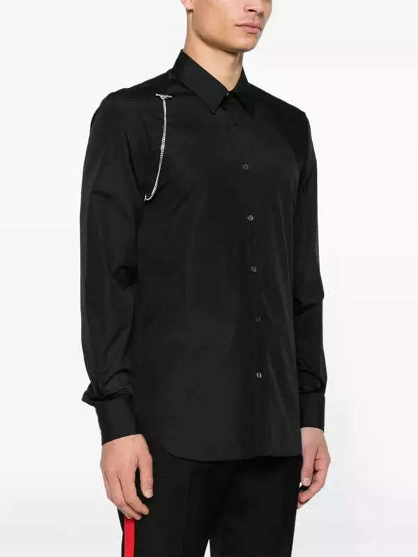 Alexander McQueen Chain Pin Shirt - Black