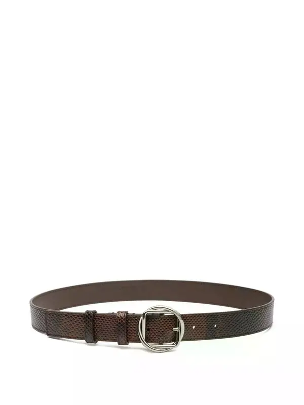 Jacquemus The Salon Textured Buckle Belt - Brown