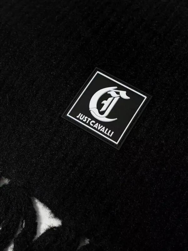 Just Cavalli Logo-patch Scarf