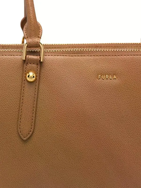 Furla Textured Leather Tote