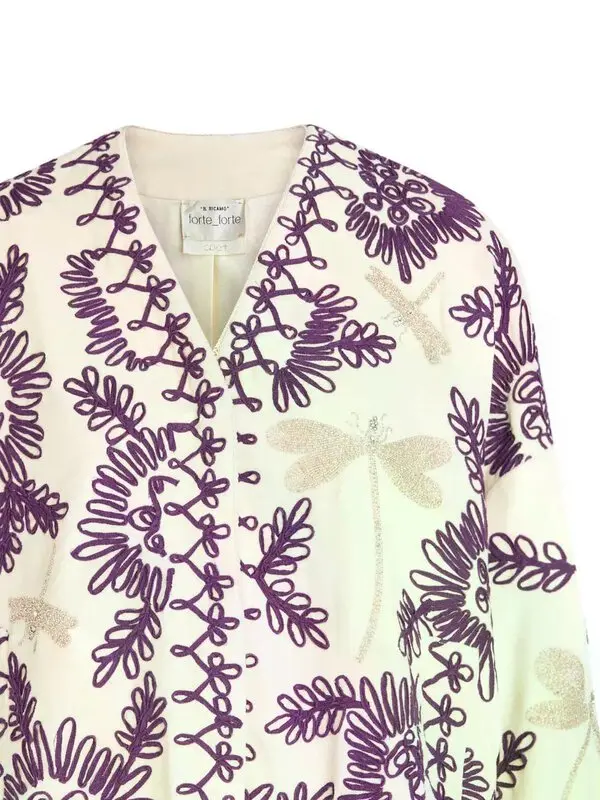 FORTE_FORTE Floral-embroidered Jacket