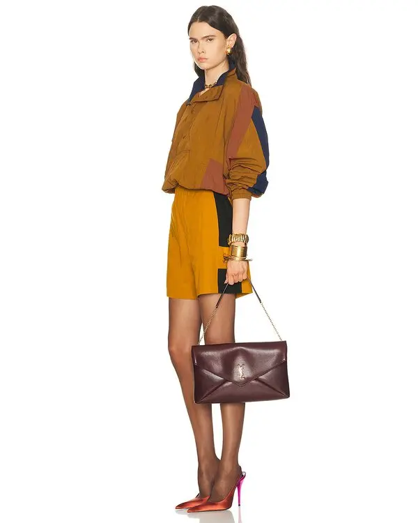 Saint Laurent Xxl Envelope On Chain Bag - Hot Wine