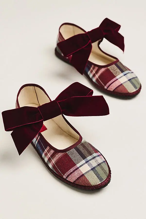 VIBI VENEZIA Exclusive Bow Flats - Tartan
