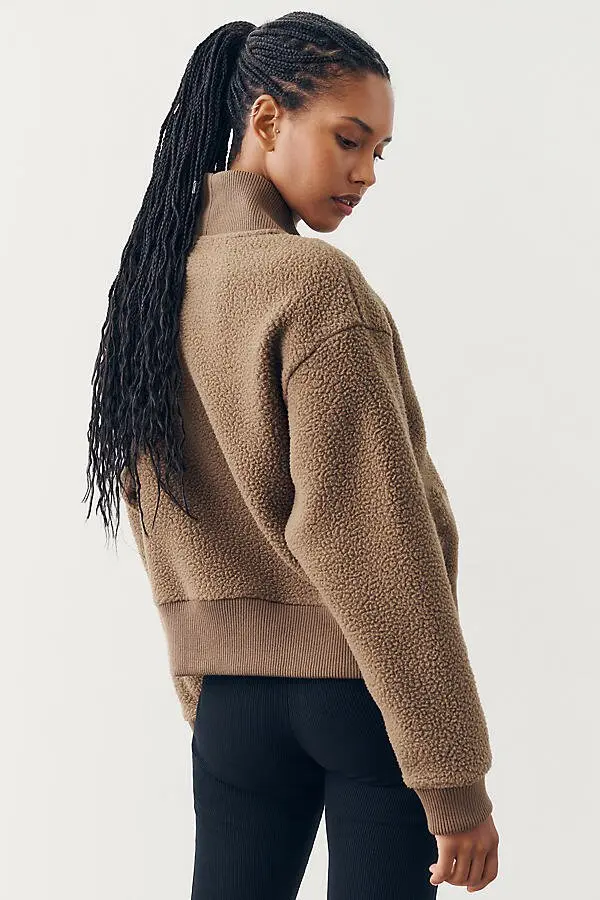 Varley Mumford Half-zip Pullover - Teak Olive