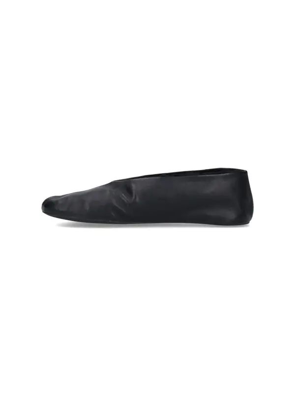 THE ROW Stella Ballet Flats - Black