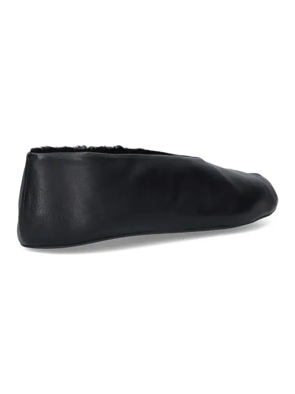 THE ROW Stella Ballet Flats - Black