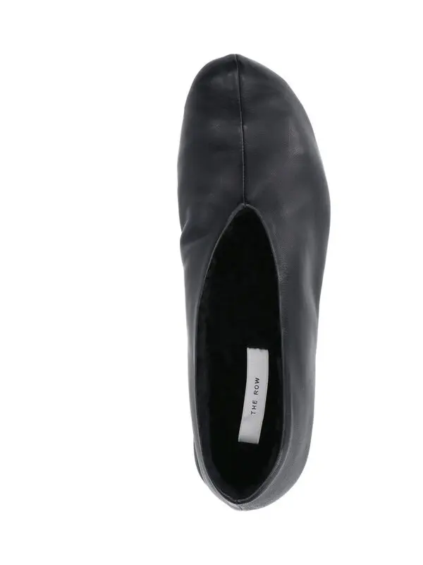 THE ROW Stella Ballet Flats - Black