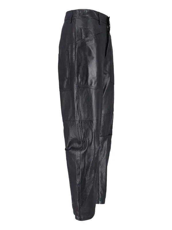 NILI LOTAN Shon Leather Pants - Black
