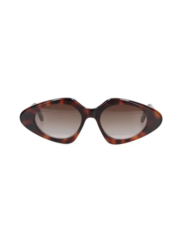 Loewe Triangle Slim Sunglasses - Brown