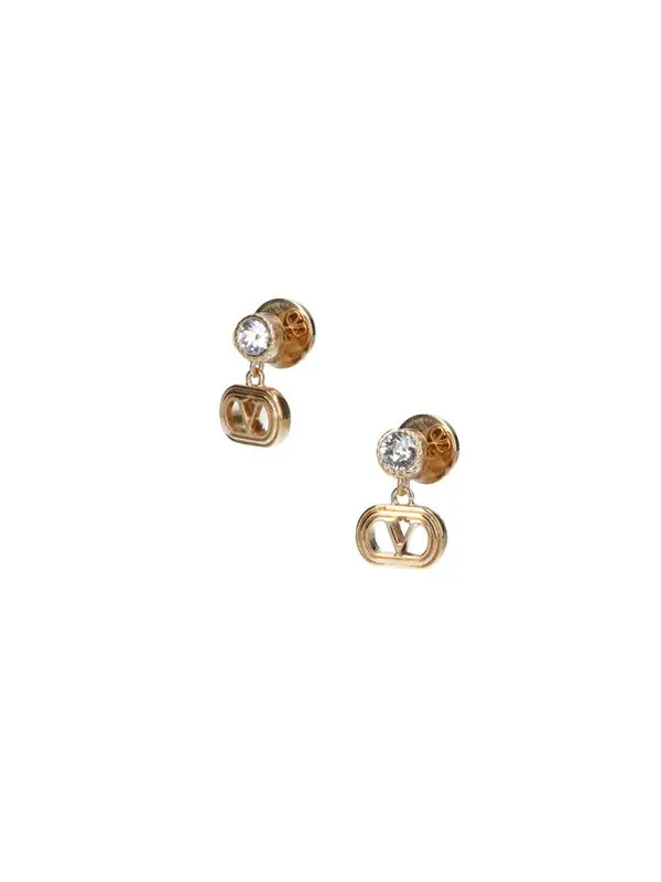 Valentino Garavani Vlogo Signature Earrings - Gold