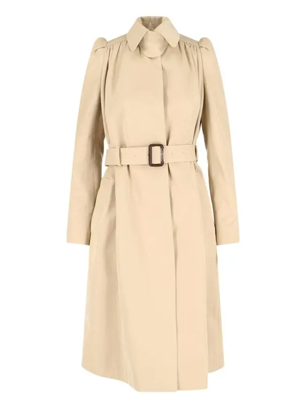 Alexander McQueen Cotton Trench Coat