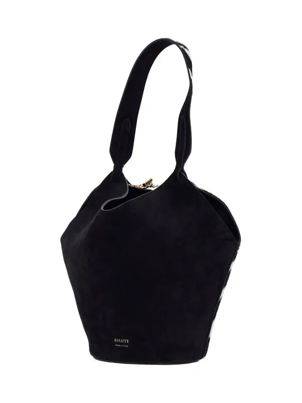 Khaite Small Lotus Bag - Black