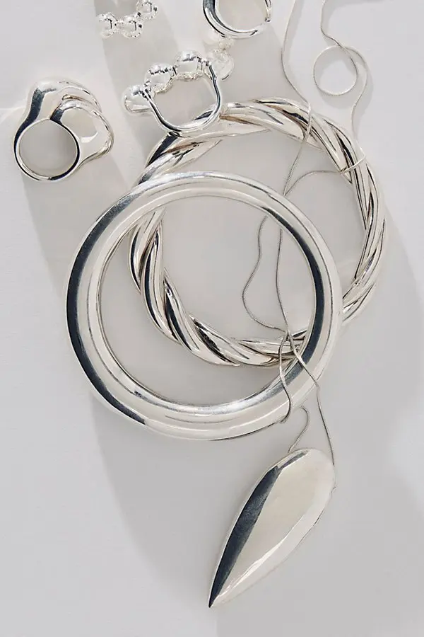 CAMILLE SURAULT Blowblow Bangle - Sterling Silver
