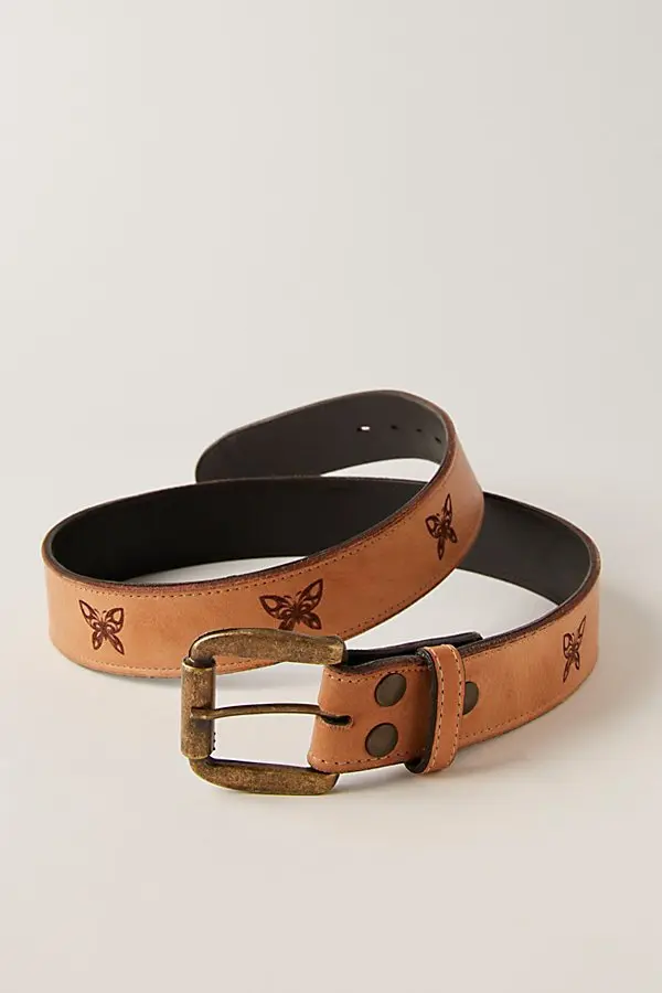 Bed Stu Wander Leather Belt - Tan Rustic