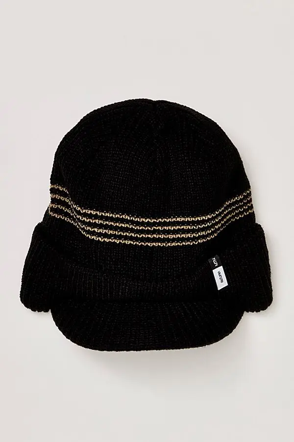 AUTUMN Visor Beanie - Black