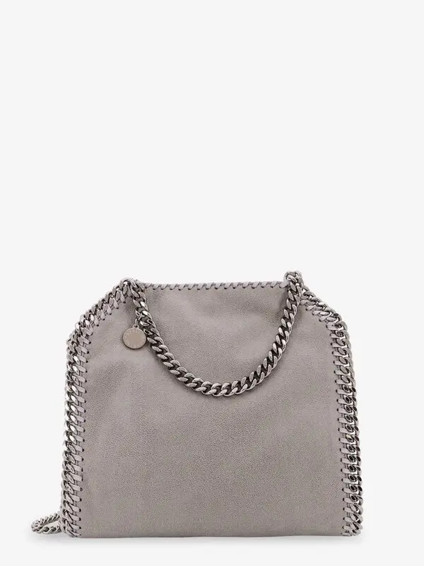 Stella McCartney Falabella Shaggy Deer Fabric Crossbody Bag - Grey