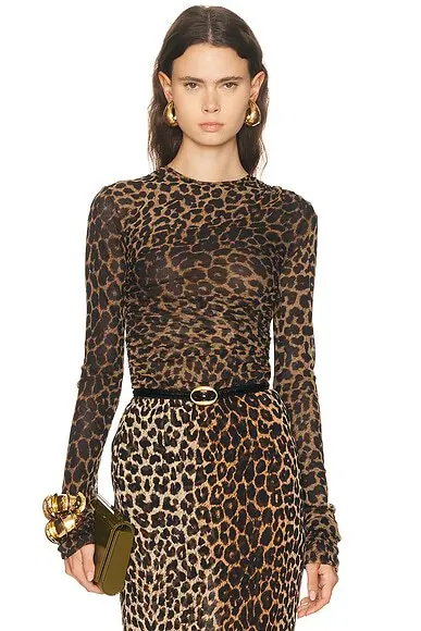 Saint Laurent Long Sleeve Top