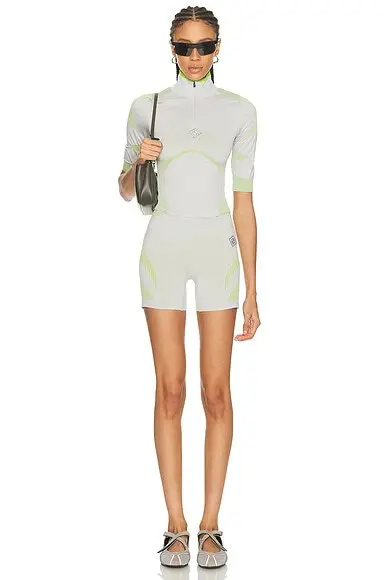 Casablanca Seamless 1/4 Zip Top