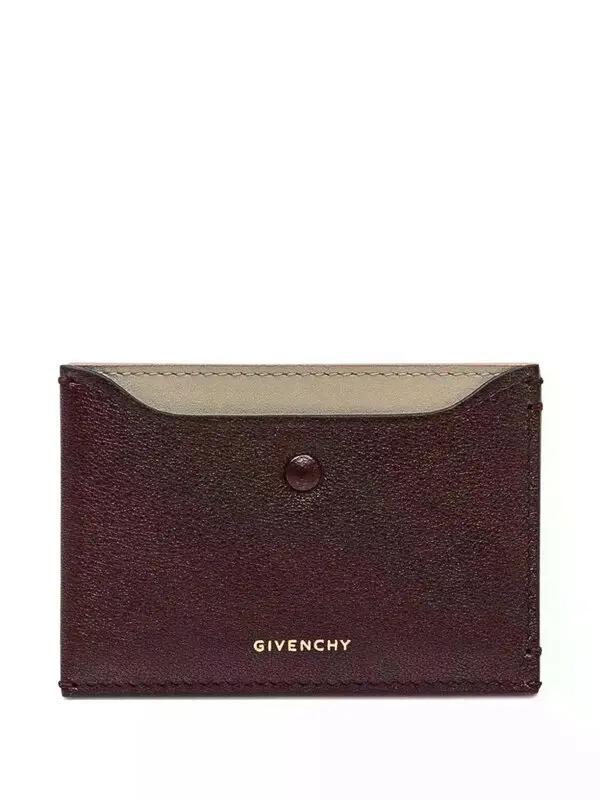 Givenchy Button Cardholder - Red