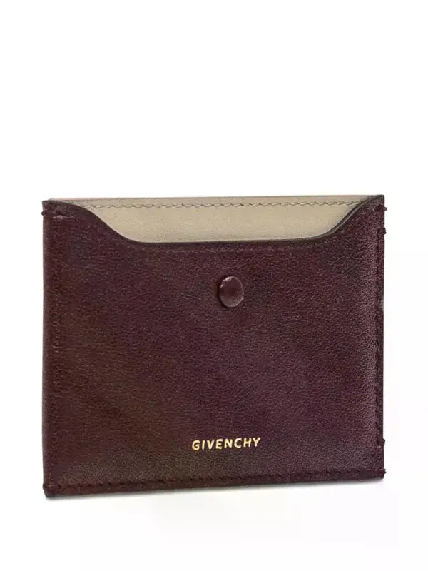 Givenchy Button Cardholder - Red