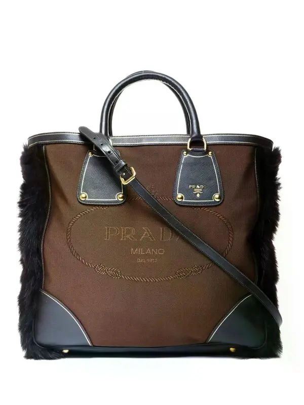 Prada Logo 2way Bag