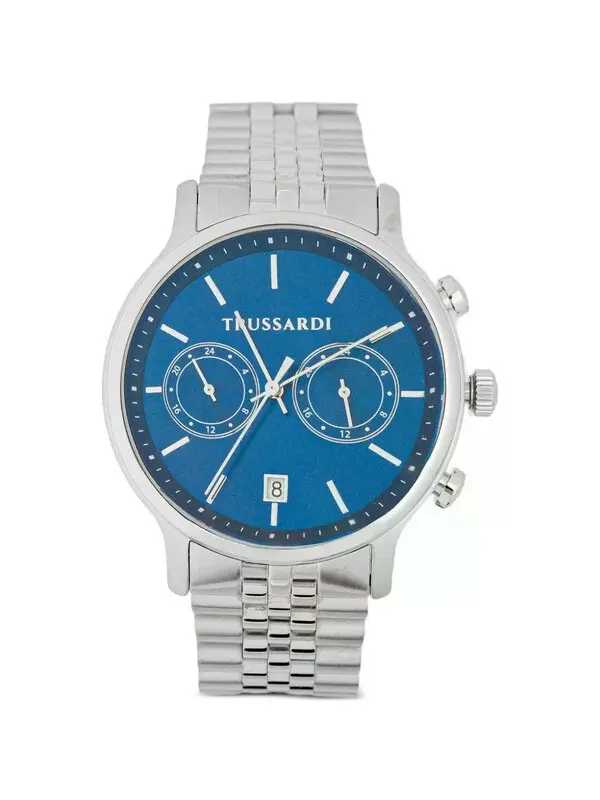 TRUSSARDI 42mm Bracelet Watch - Blue