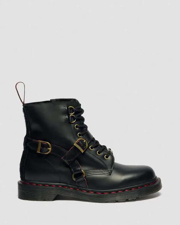 Dr. Martens 1460 Year Of The Horse Leather Boots - Black
