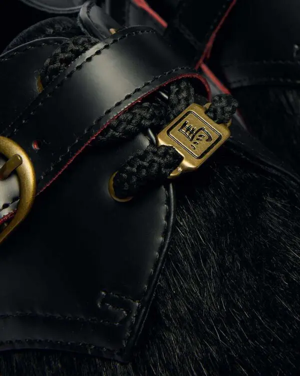 Dr. Martens 1461 Year Of The Horse Leather Shoes - Black