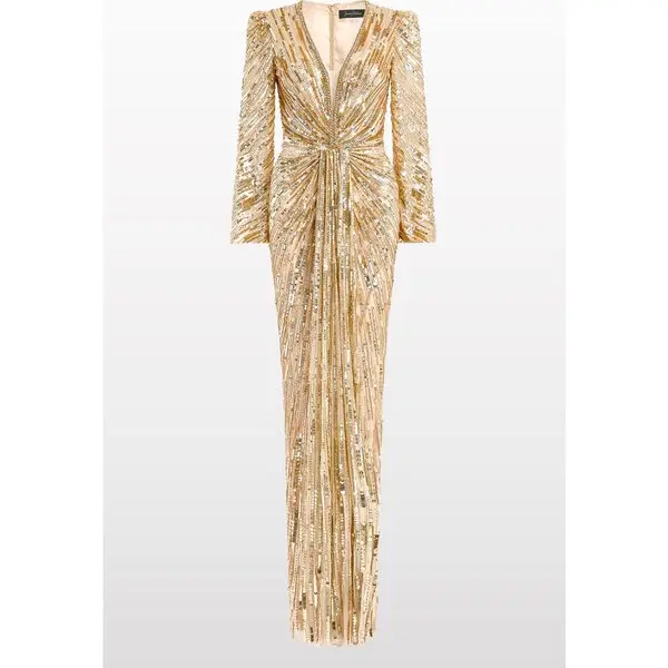 Jenny Packham Darcy Sequin-embellished Dress - Illusion