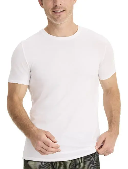 JOCKEY Big & Tall 2-pk Performance Stretch Crewneck T-shirts - White