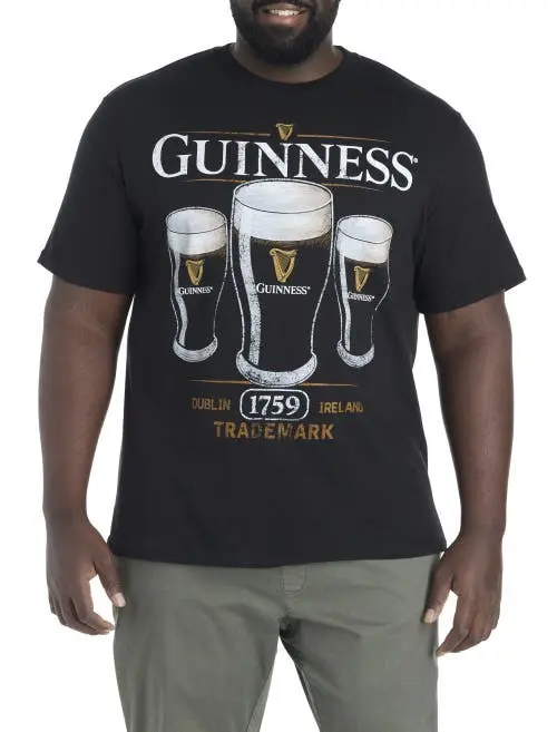 TRUE NATION BY DXL Big & Tall Guinness Three Cup Graphic Tee